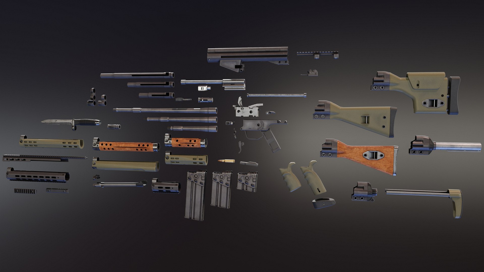 G3 Battle Rifle Model - TurboSquid 2245714