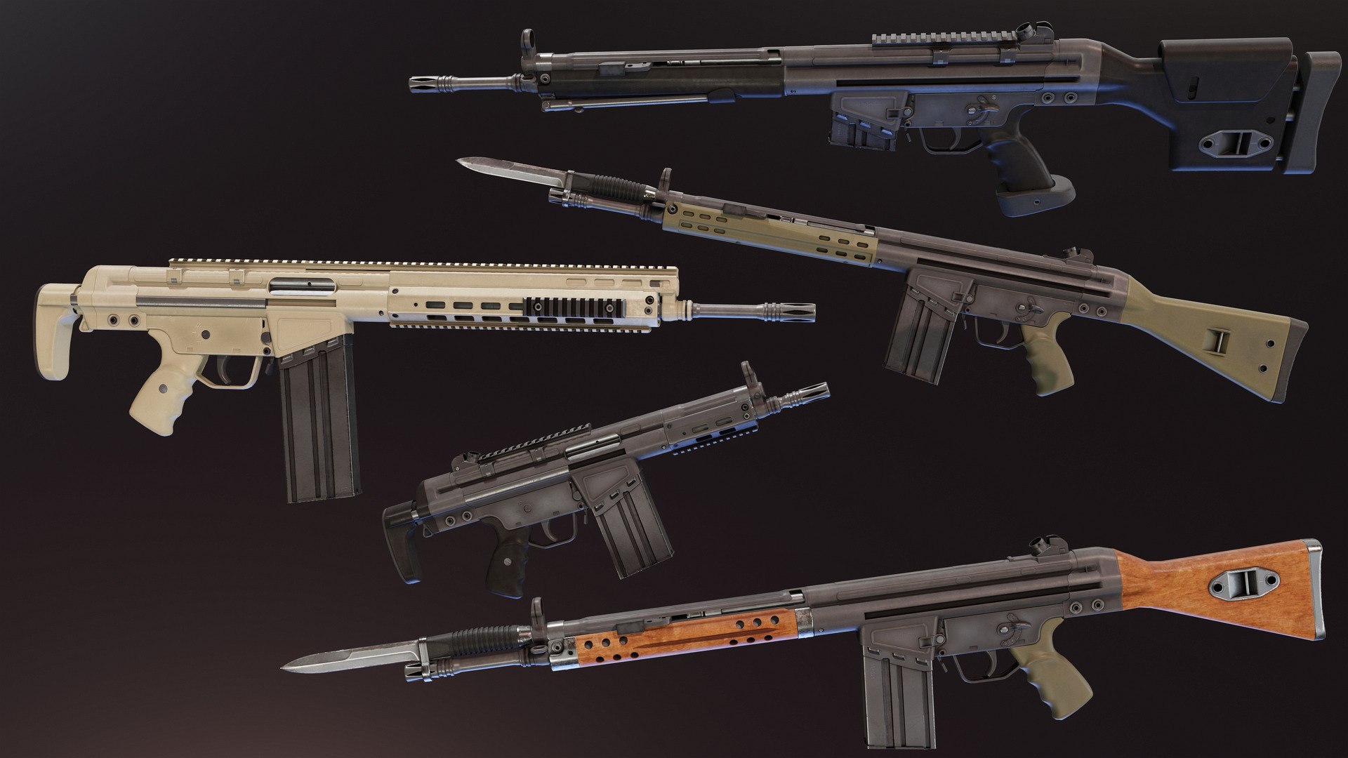 G3 Battle Rifle Model - TurboSquid 2245714