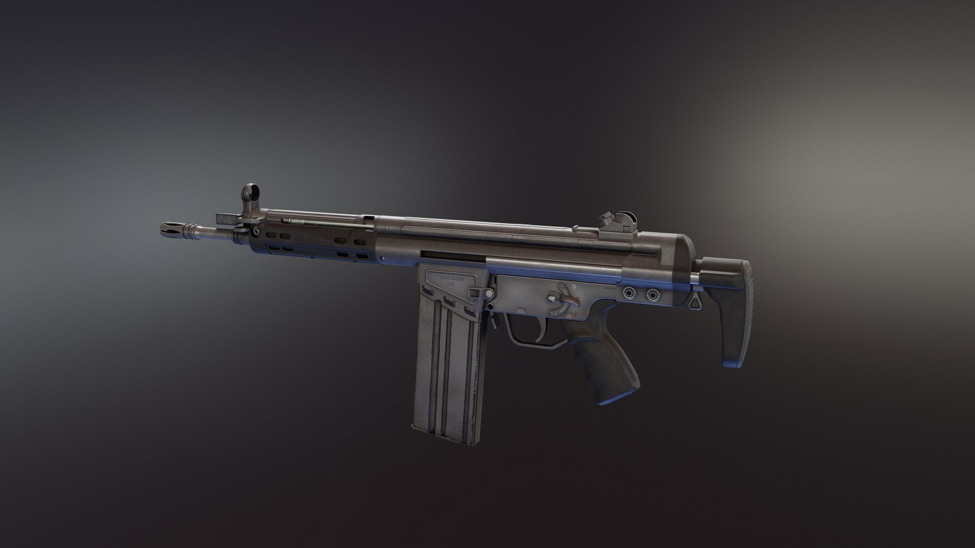 G3 Battle Rifle Model - TurboSquid 2245714