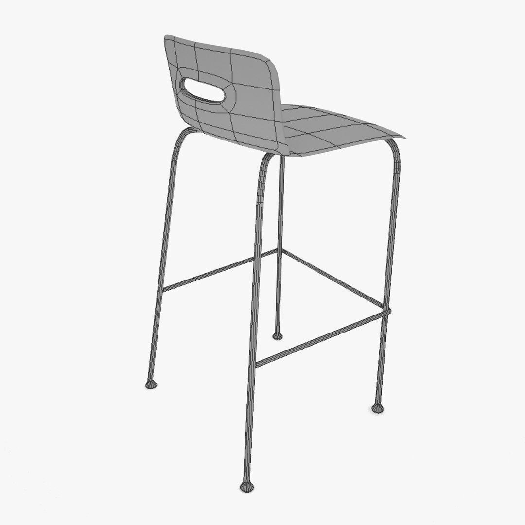 3d max bar stool