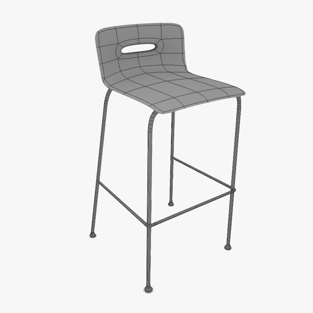 3d max bar stool