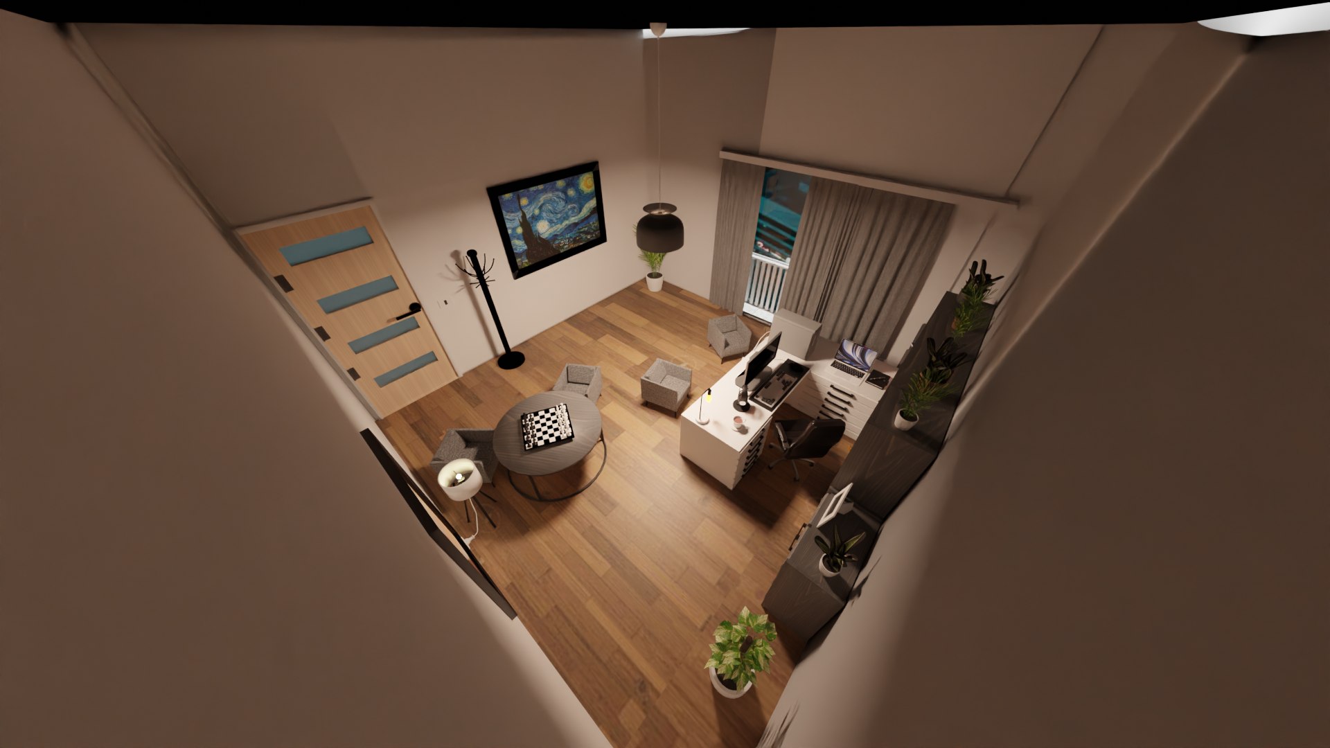 Interior Office Design 3D Model - TurboSquid 2233724