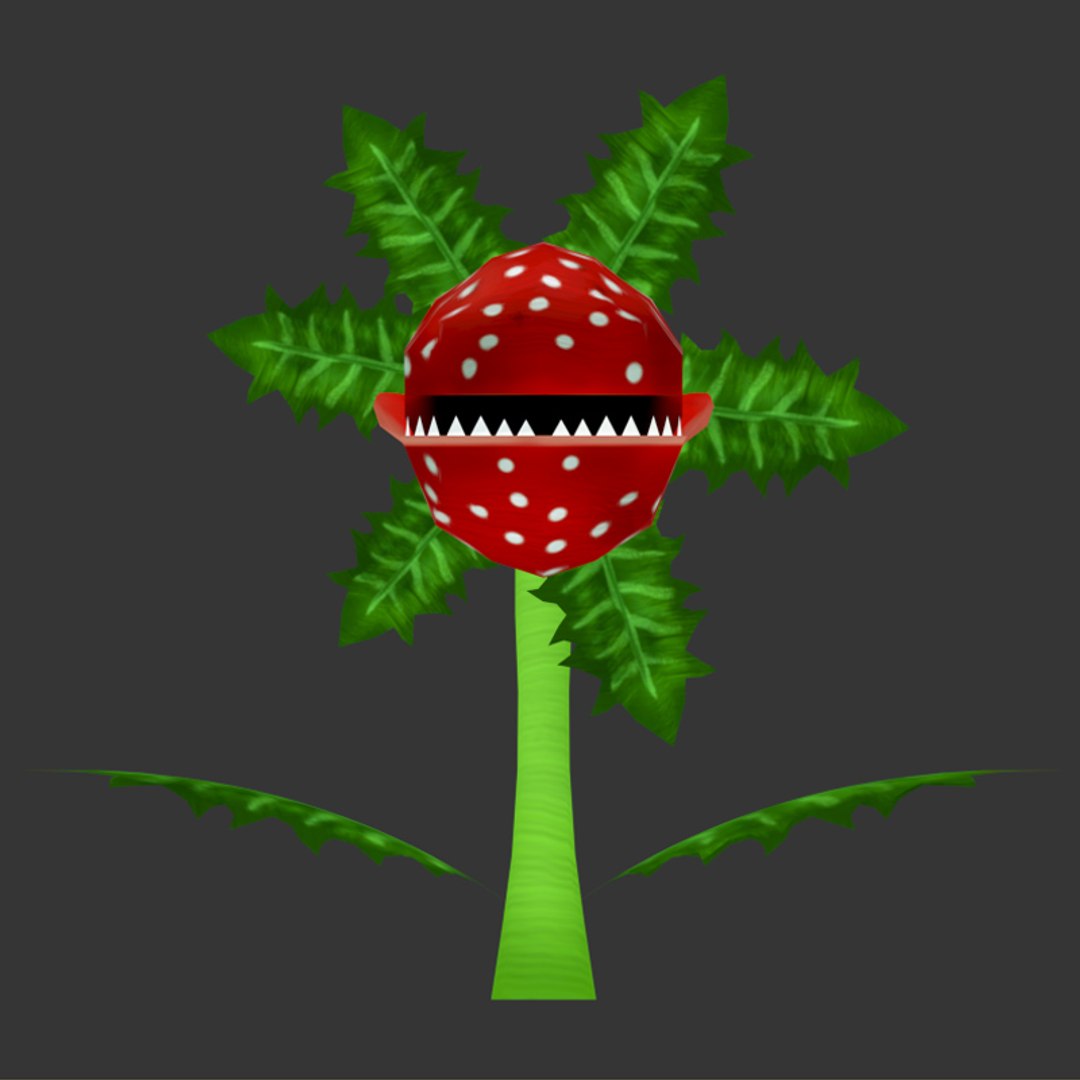 3D Model Rigged Plant Planty - TurboSquid 1256602
