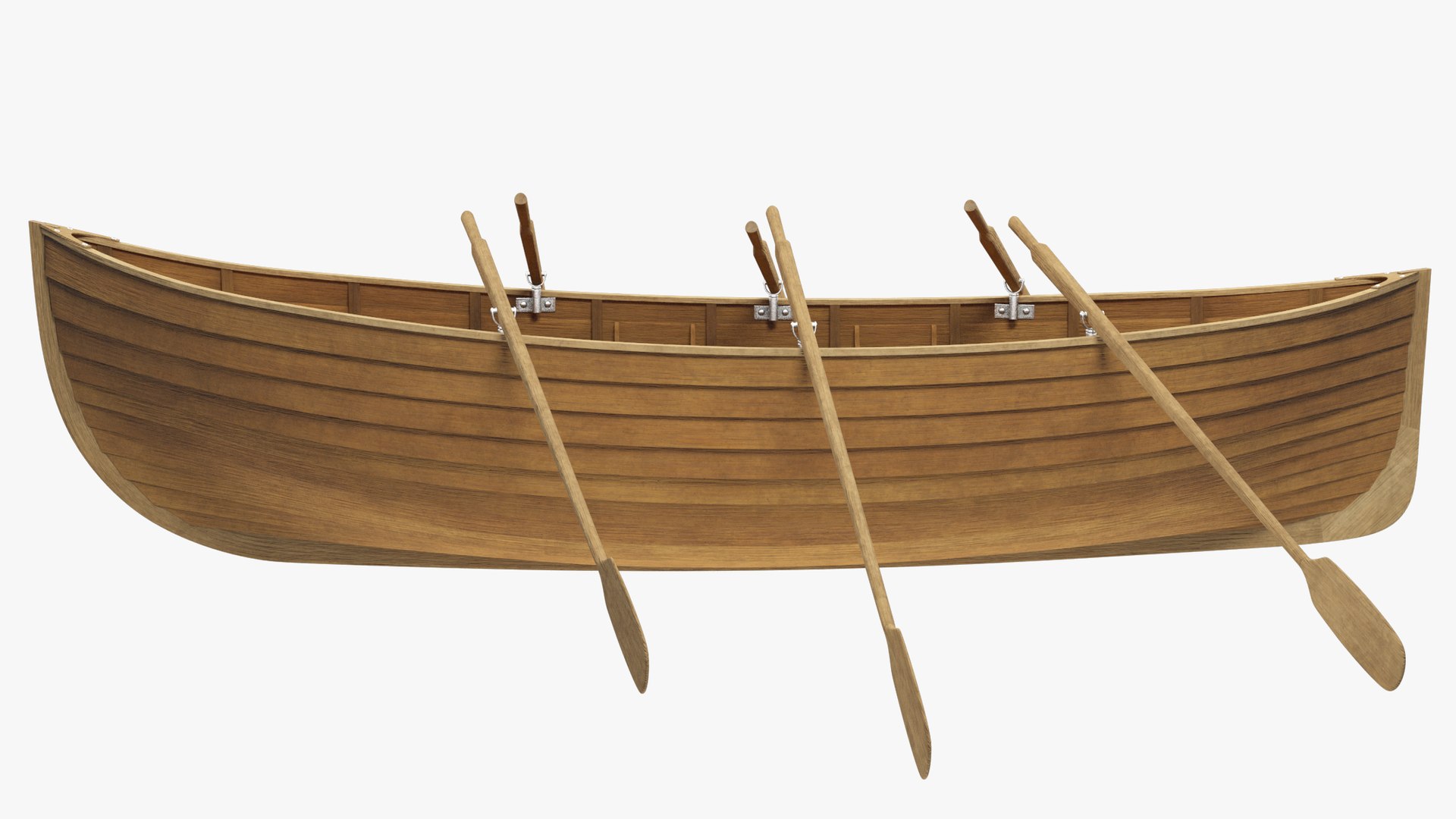 Wooden Rowboat V1 3D - TurboSquid 2212128