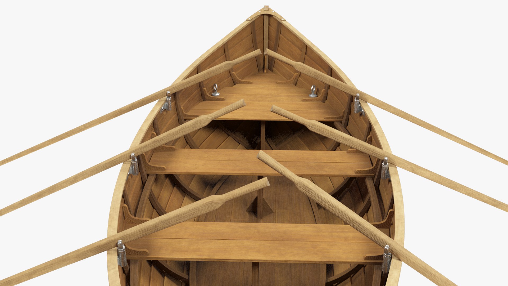 Wooden Rowboat V1 3D - TurboSquid 2212128