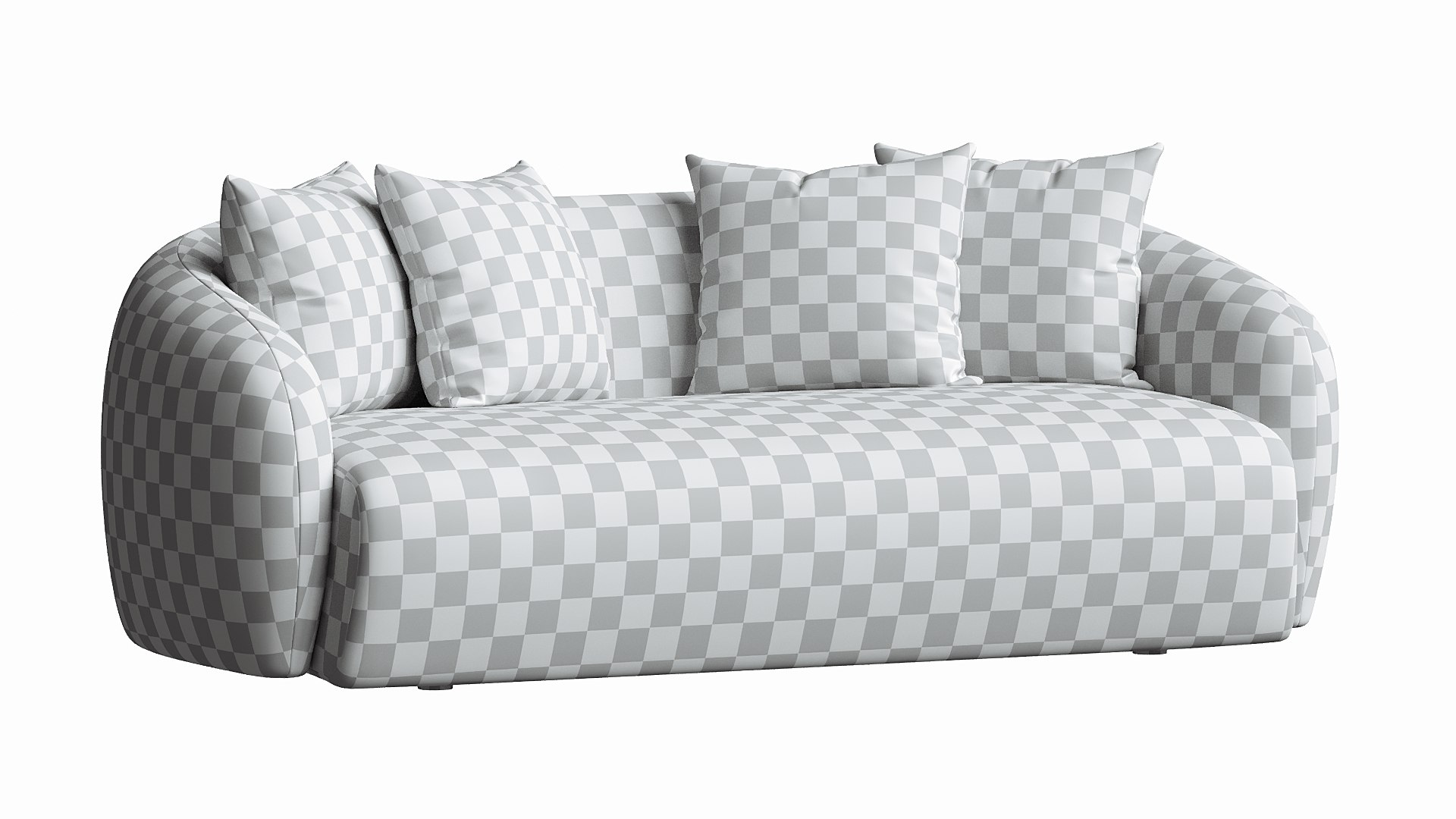 Bindiya Modern Japandi Style Boucle Fabric Sofa 3D Model - TurboSquid ...