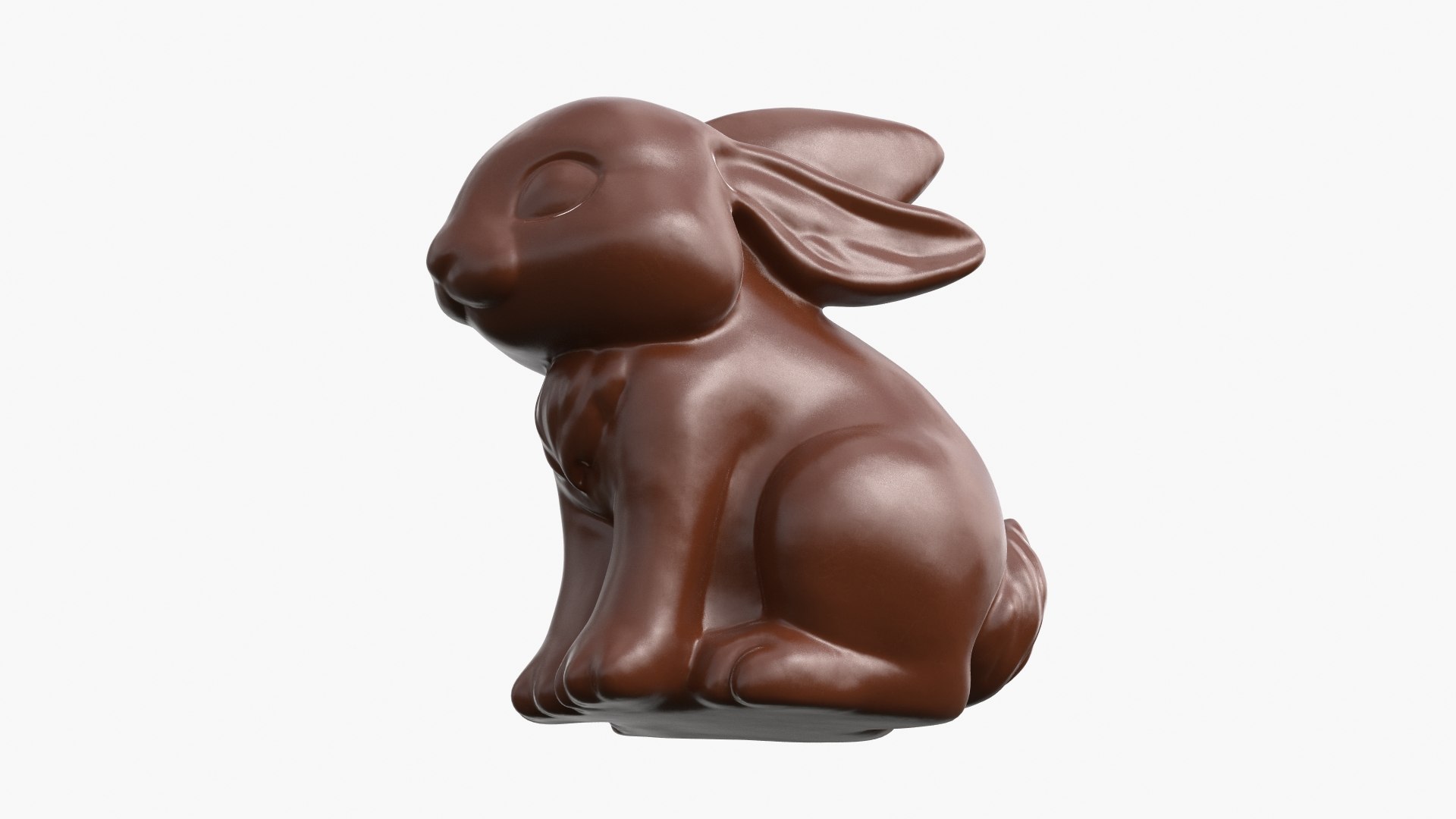3D Chocolate Bunny V2 Model - TurboSquid 1853876