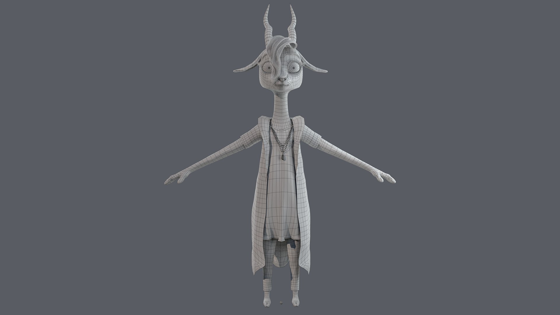 3D Cartoon Deer- Base Mesh - TurboSquid 2182295
