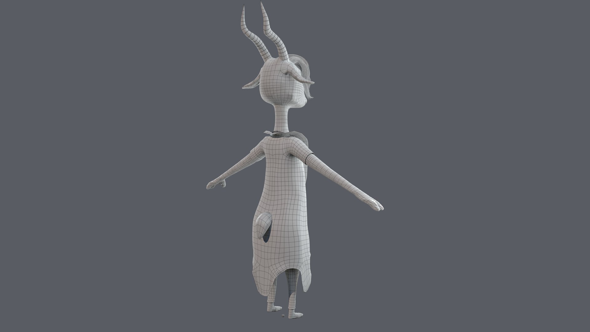 3D Cartoon Deer- Base Mesh - TurboSquid 2182295