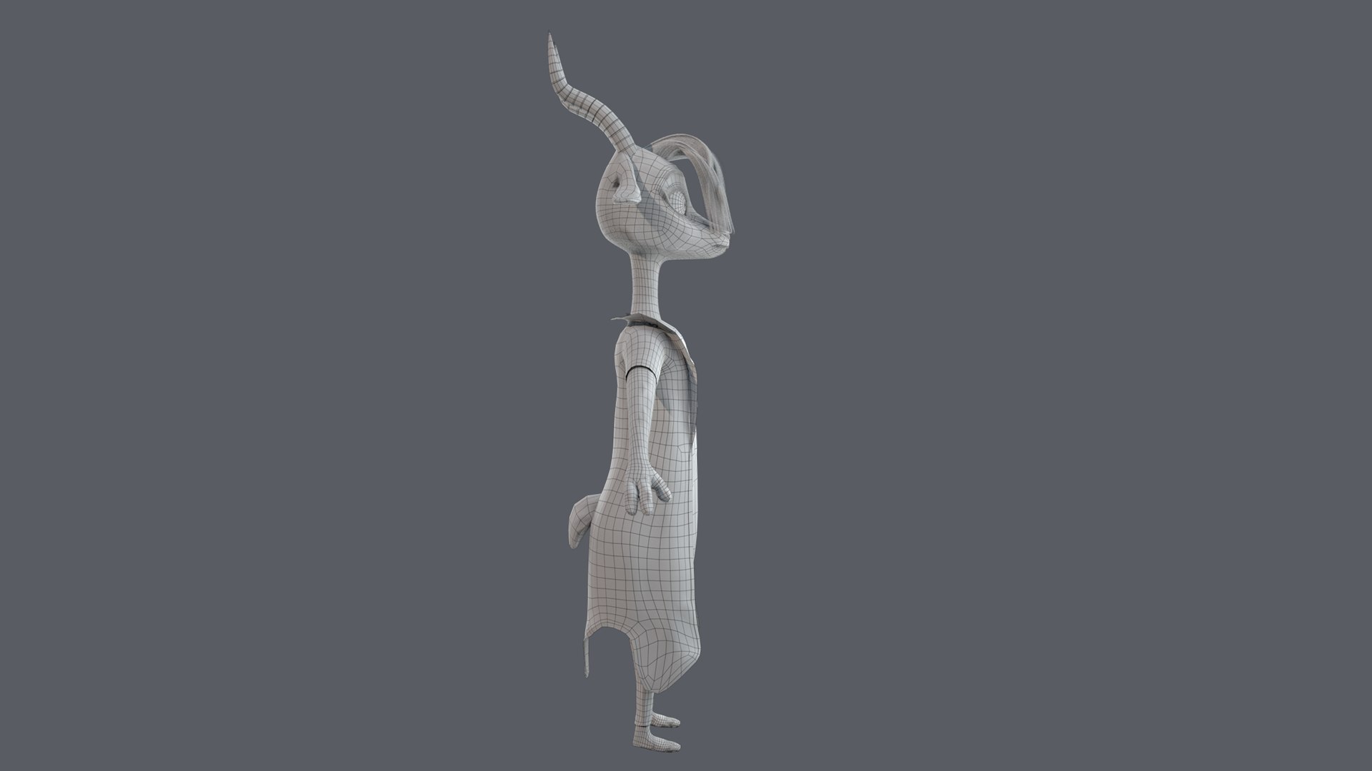 3D Cartoon Deer- Base Mesh - TurboSquid 2182295