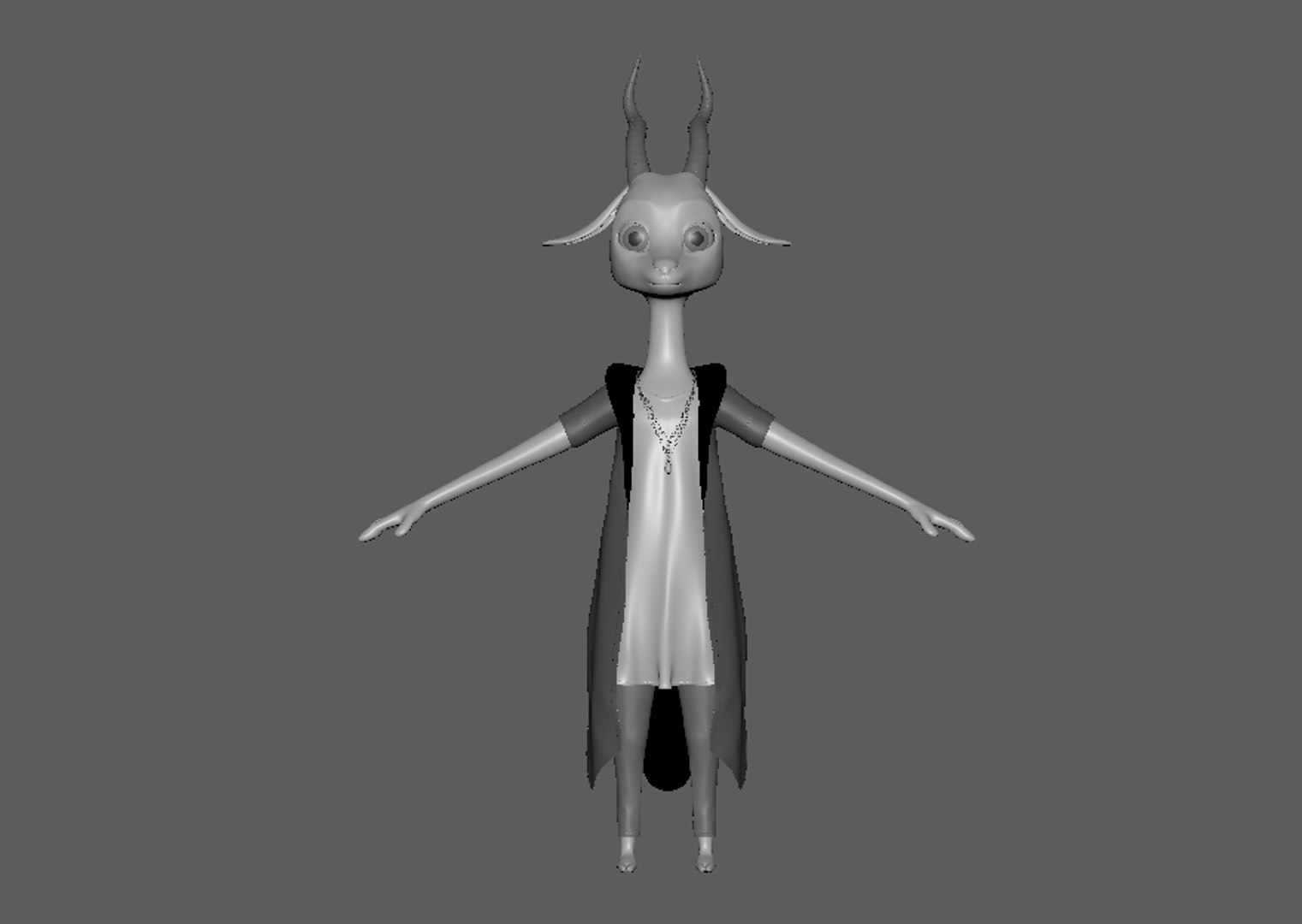 3D Cartoon Deer- base mesh - TurboSquid 2182295