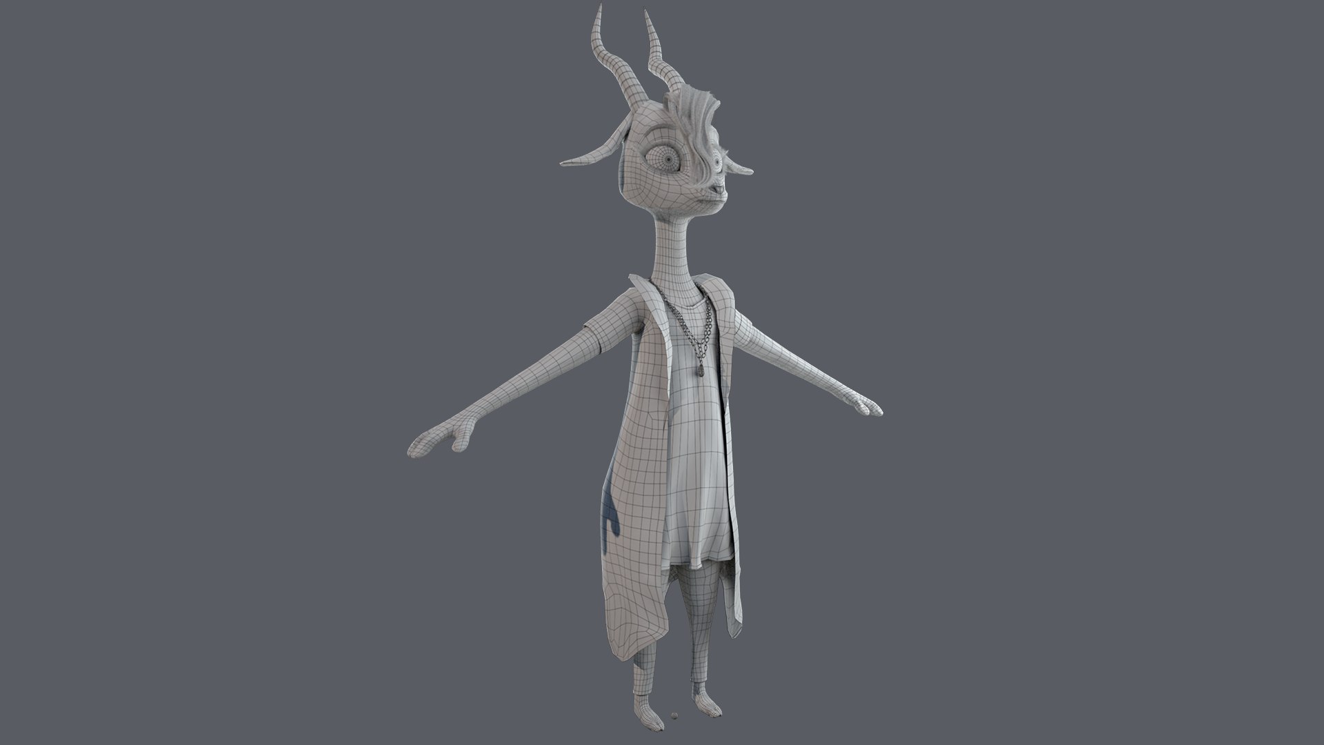3D Cartoon Deer- Base Mesh - TurboSquid 2182295