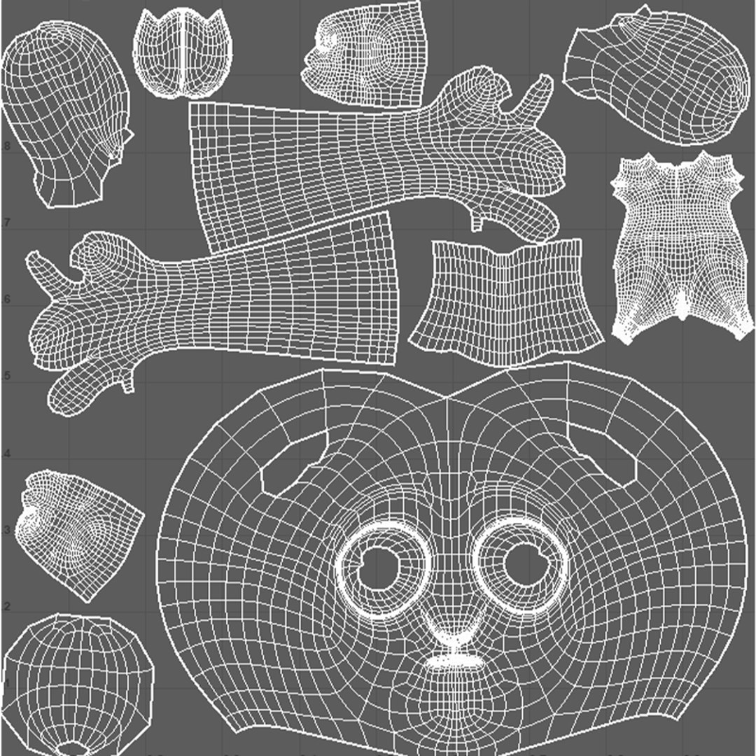 3D Cartoon Deer- Base Mesh - TurboSquid 2182295