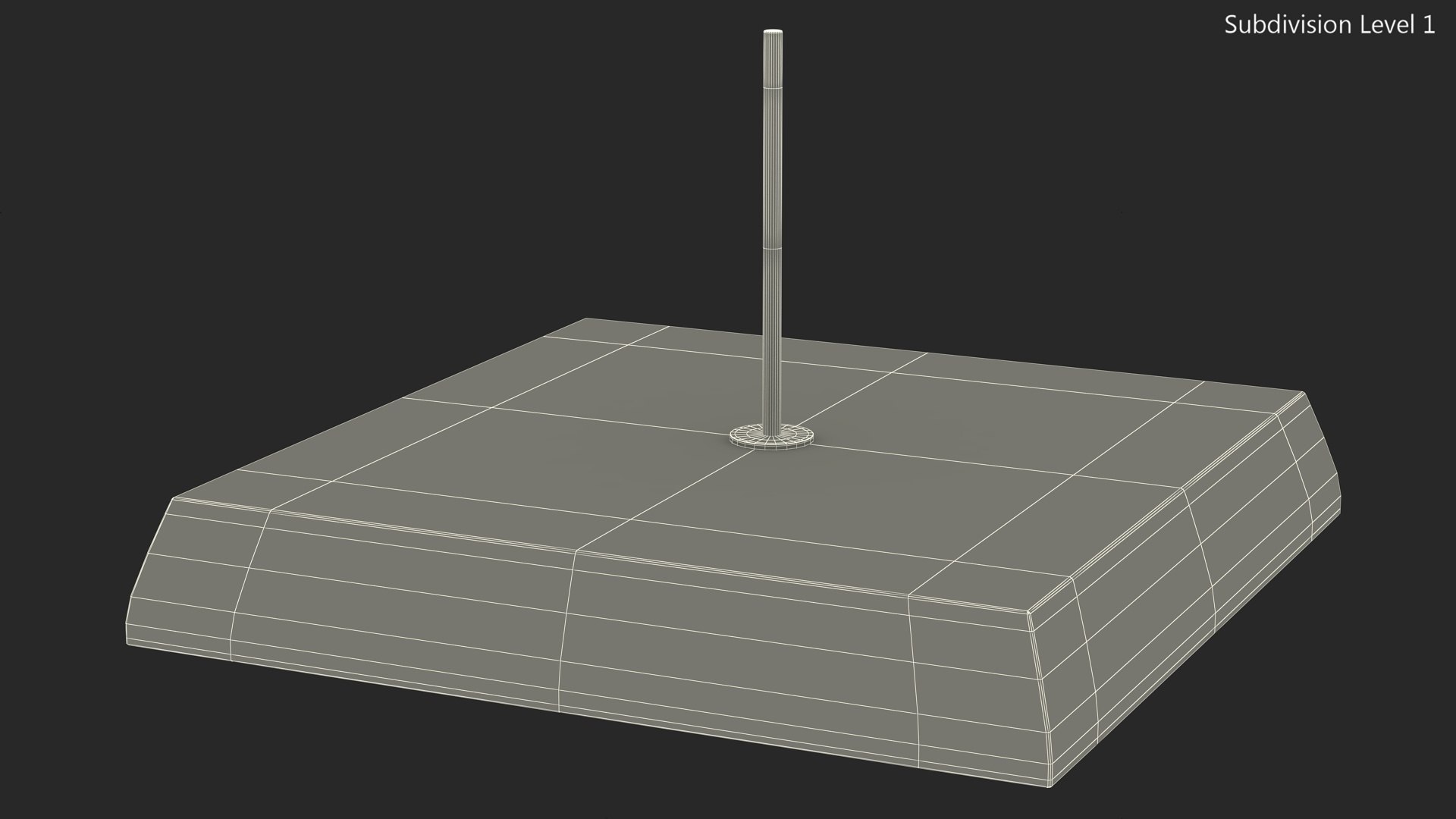 Anatomy Model Display Stand With Vertical Rod 3D - TurboSquid 2409960
