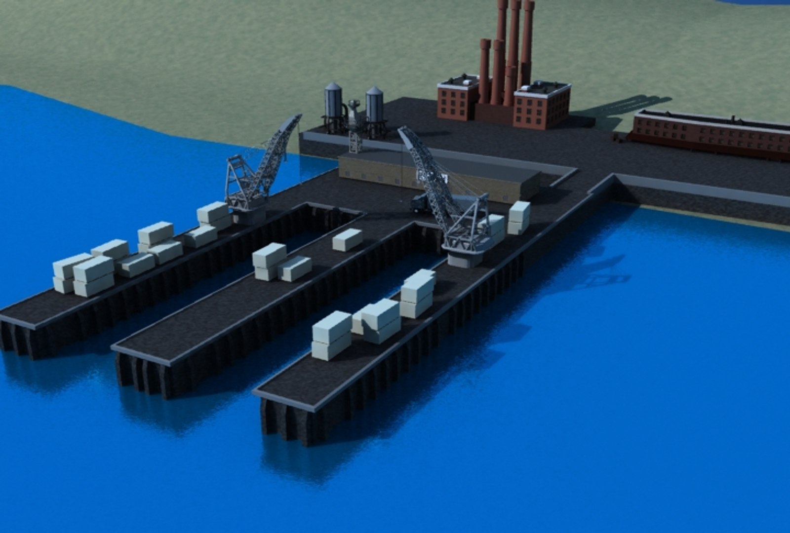 3d Shipping Yard
