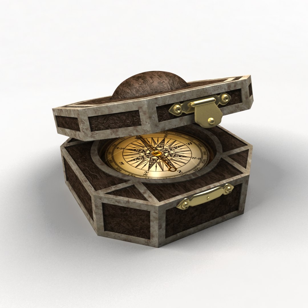 3d model compass pirates