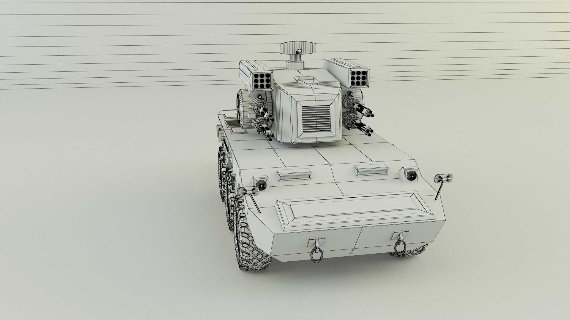 Anti Aircraft Surface To Air Missile SAM Model - TurboSquid 2329555
