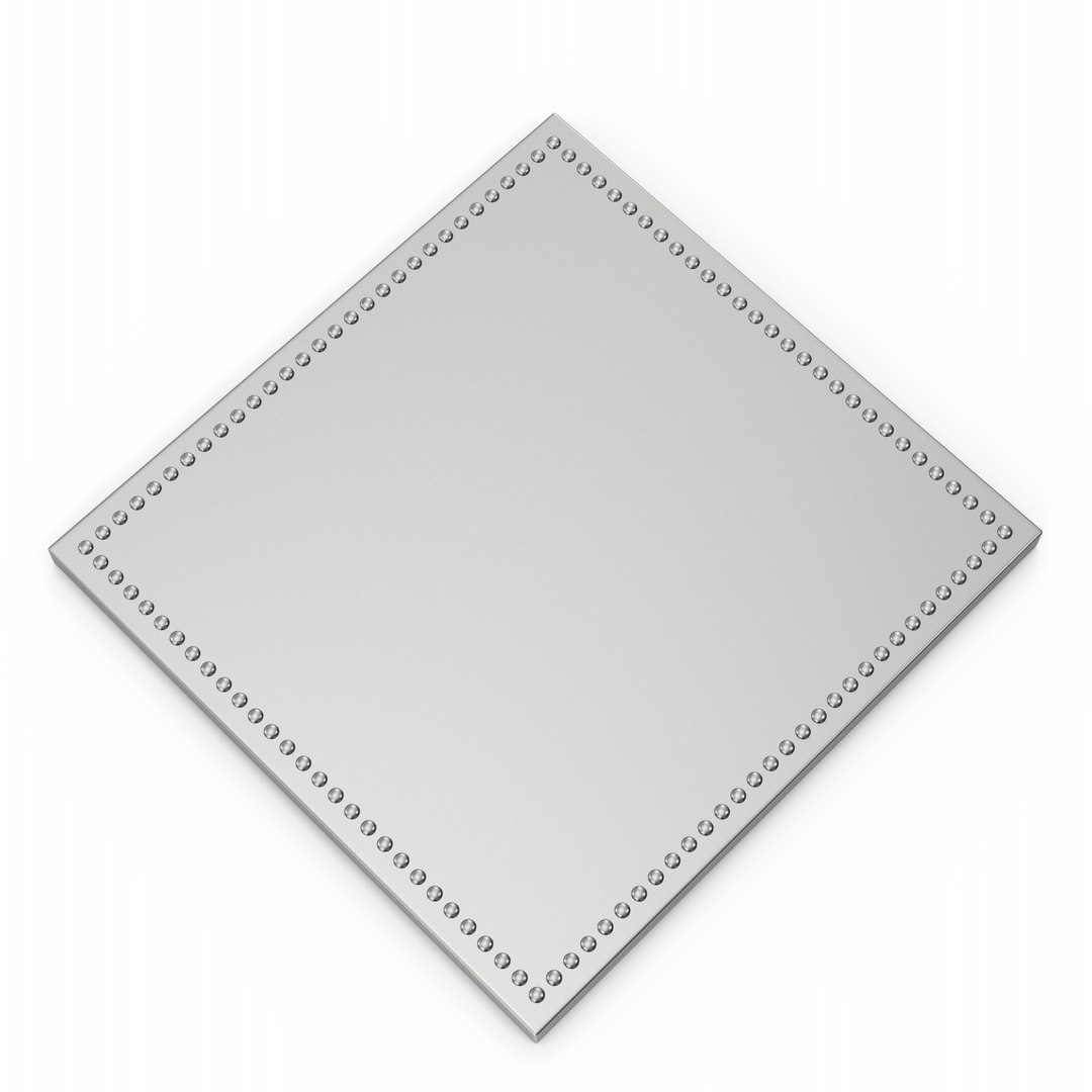Riveted Metal Plate 3D - TurboSquid 2349166