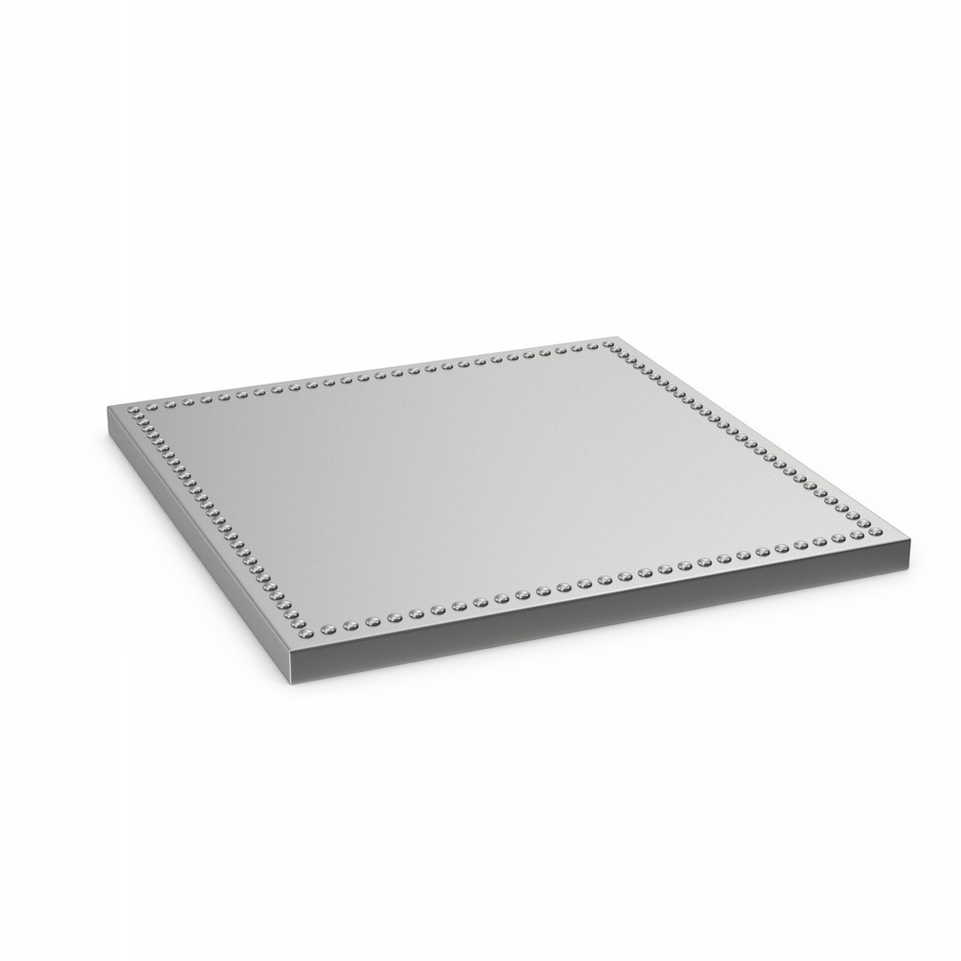 Riveted Metal Plate 3D - TurboSquid 2349166