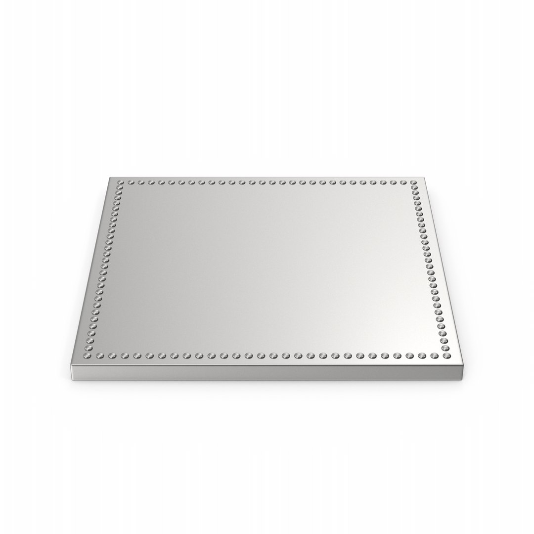 Riveted Metal Plate 3D - TurboSquid 2349166