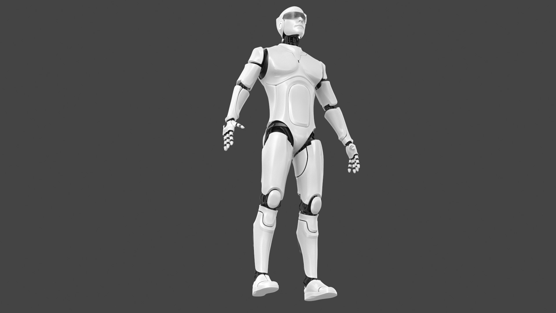 3D Male Cyborg Robot Rig - TurboSquid 2007804