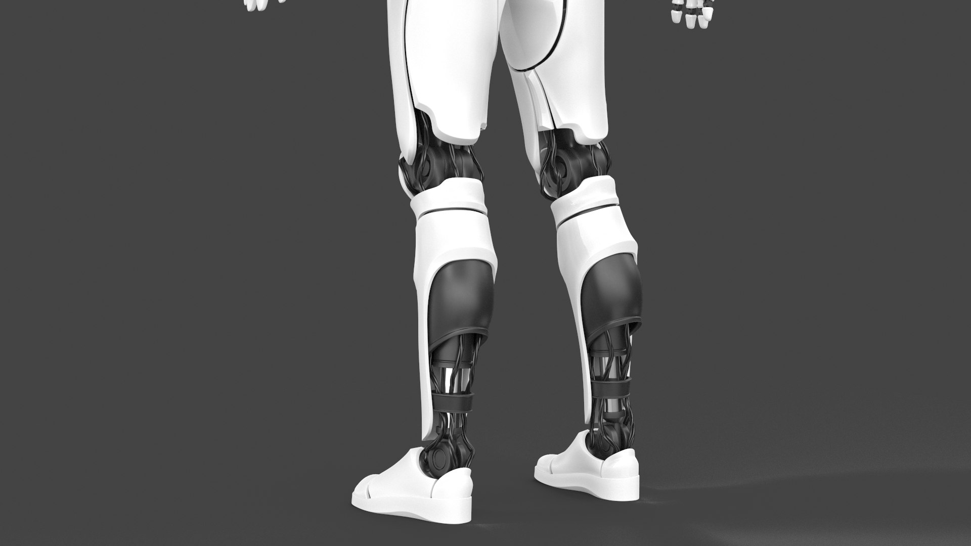3D Male Cyborg Robot Rig - TurboSquid 2007804