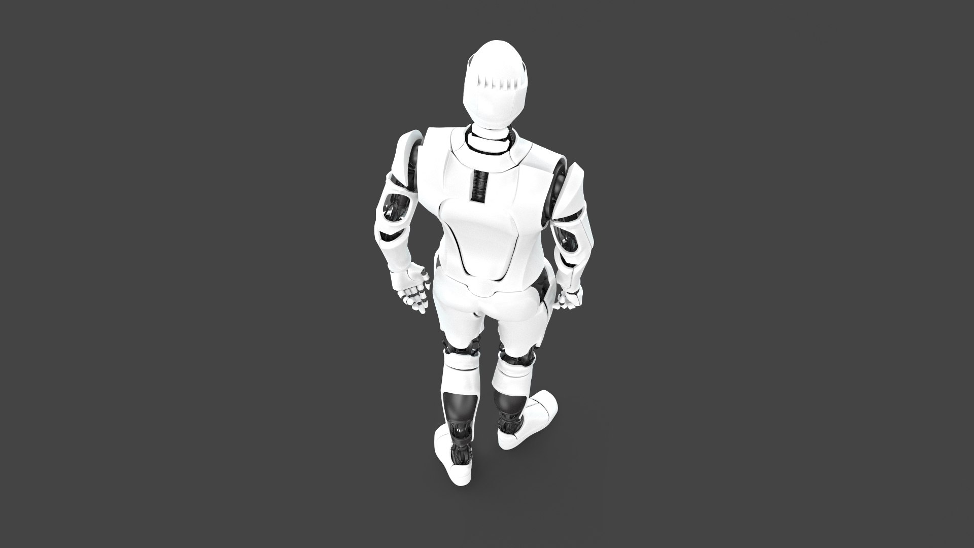 3D Male Cyborg Robot Rig - TurboSquid 2007804