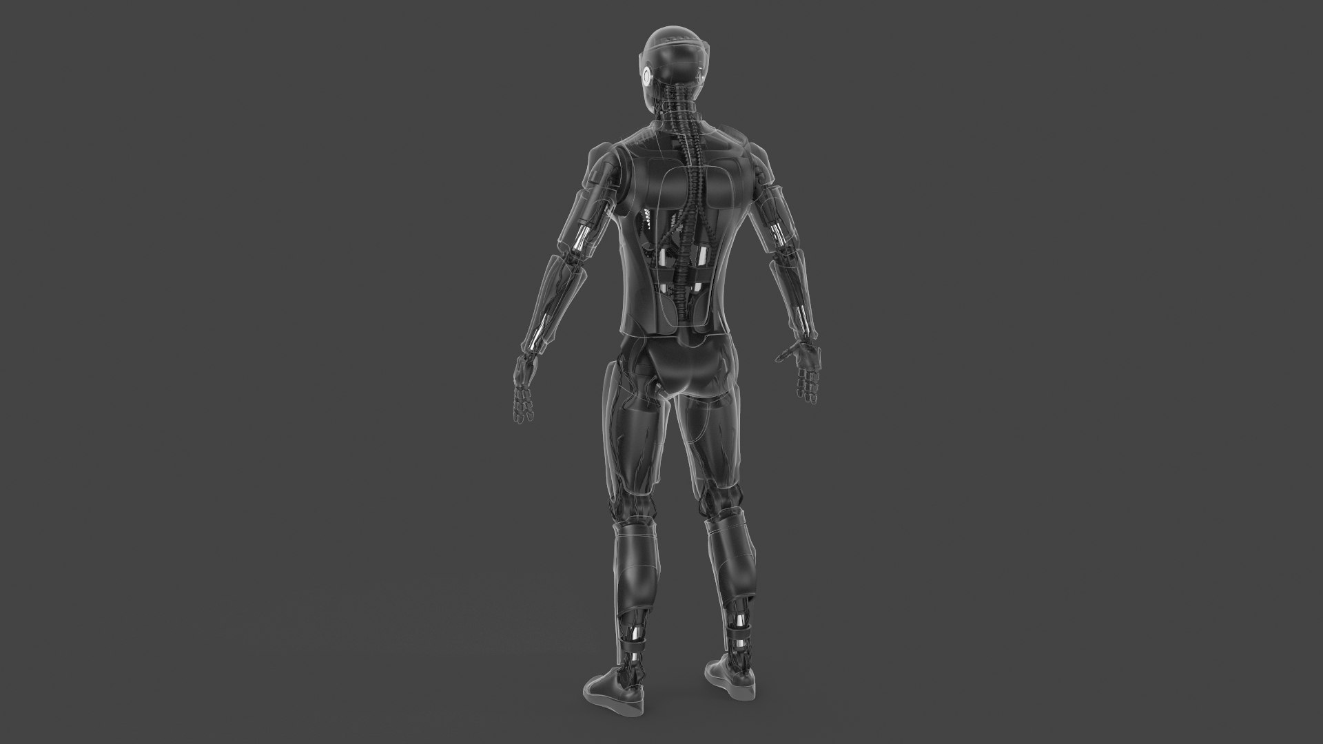3D Male Cyborg Robot Rig - TurboSquid 2007804