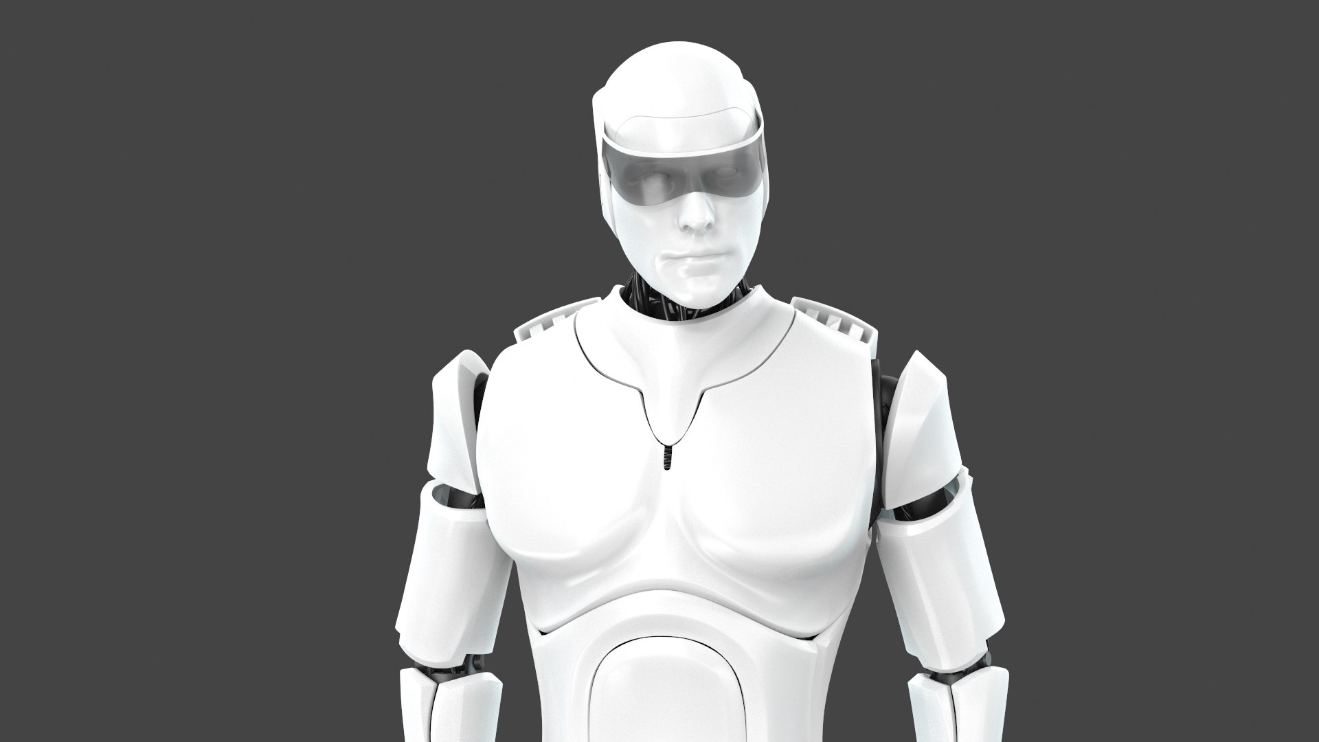 3D Male Cyborg Robot Rig - TurboSquid 2007804