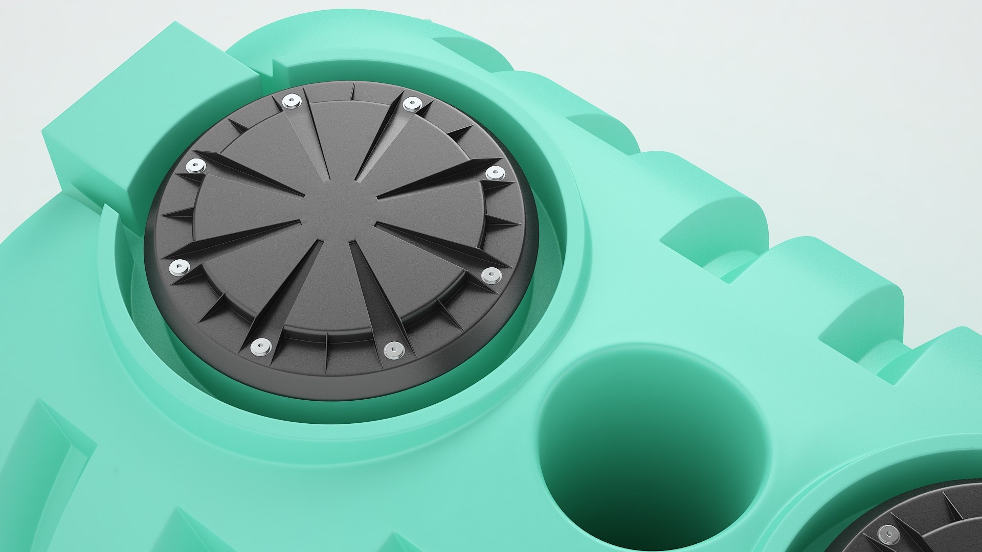 Low Profile Plastic Septic Tank 04 3D - TurboSquid 2058781