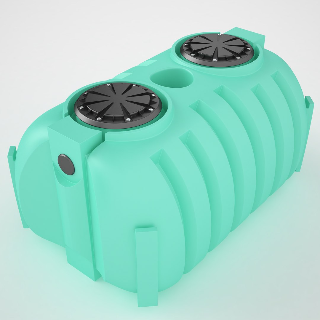 Low Profile Plastic Septic Tank 04 3D - TurboSquid 2058781