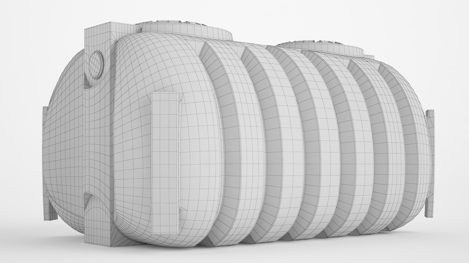 Low Profile Plastic Septic Tank 04 3D - TurboSquid 2058781