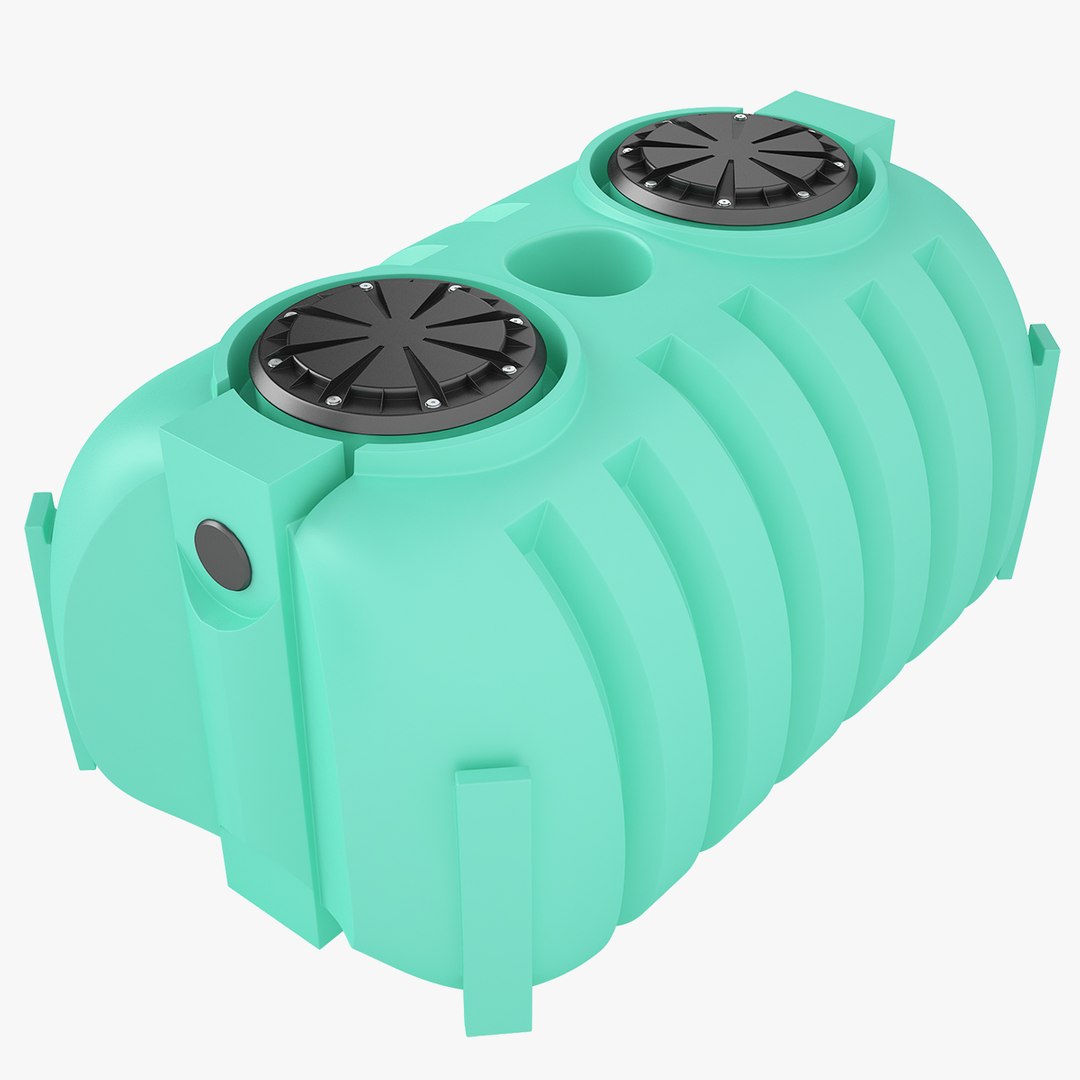 Low Profile Plastic Septic Tank 04 3D - TurboSquid 2058781