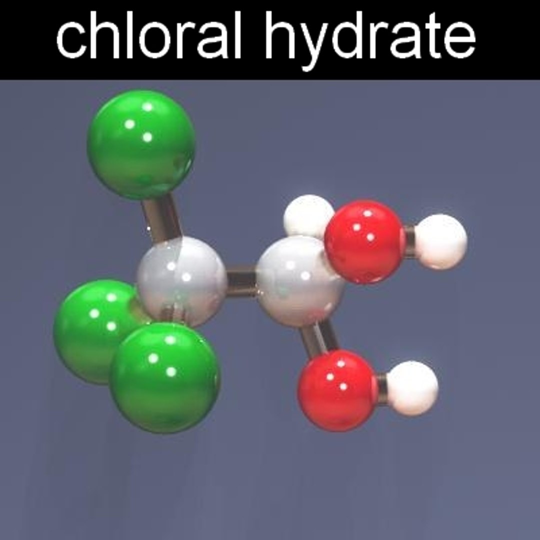 3d Molecule Chloral Hydrate
