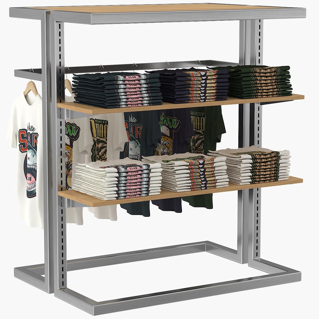 3D Clothing Retail Display Bundle Collection 1 Model - TurboSquid 2384846