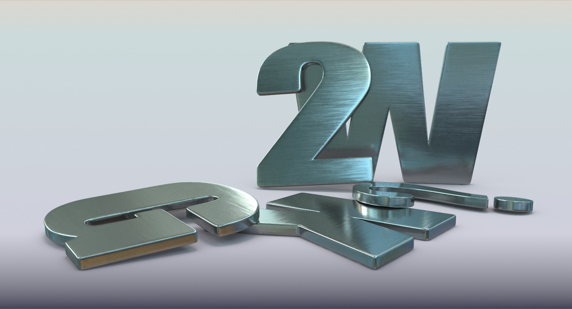 3D Metal Alphabet Letter - TurboSquid 1379922