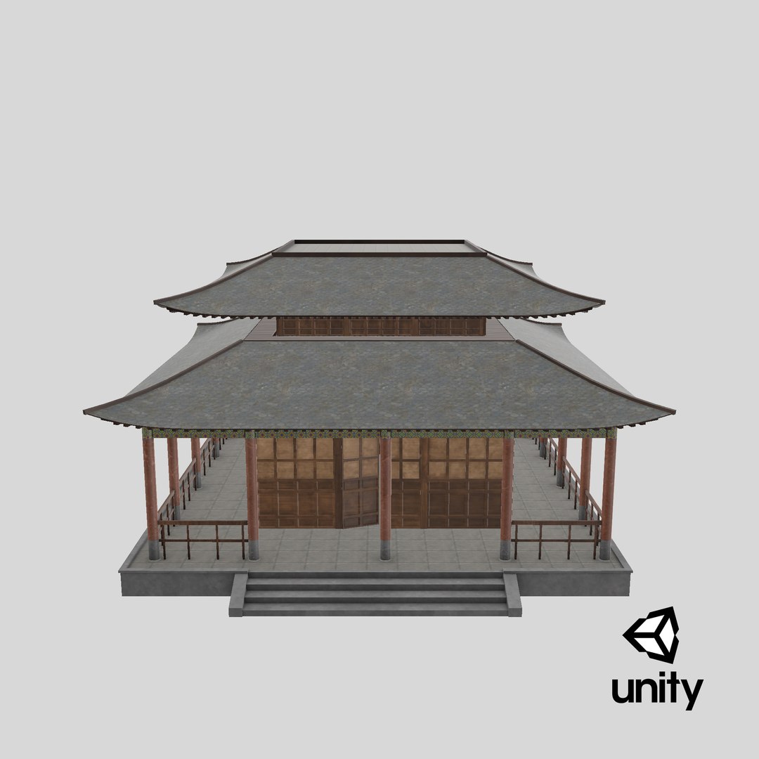3D Asian Cottage - TurboSquid 1273301