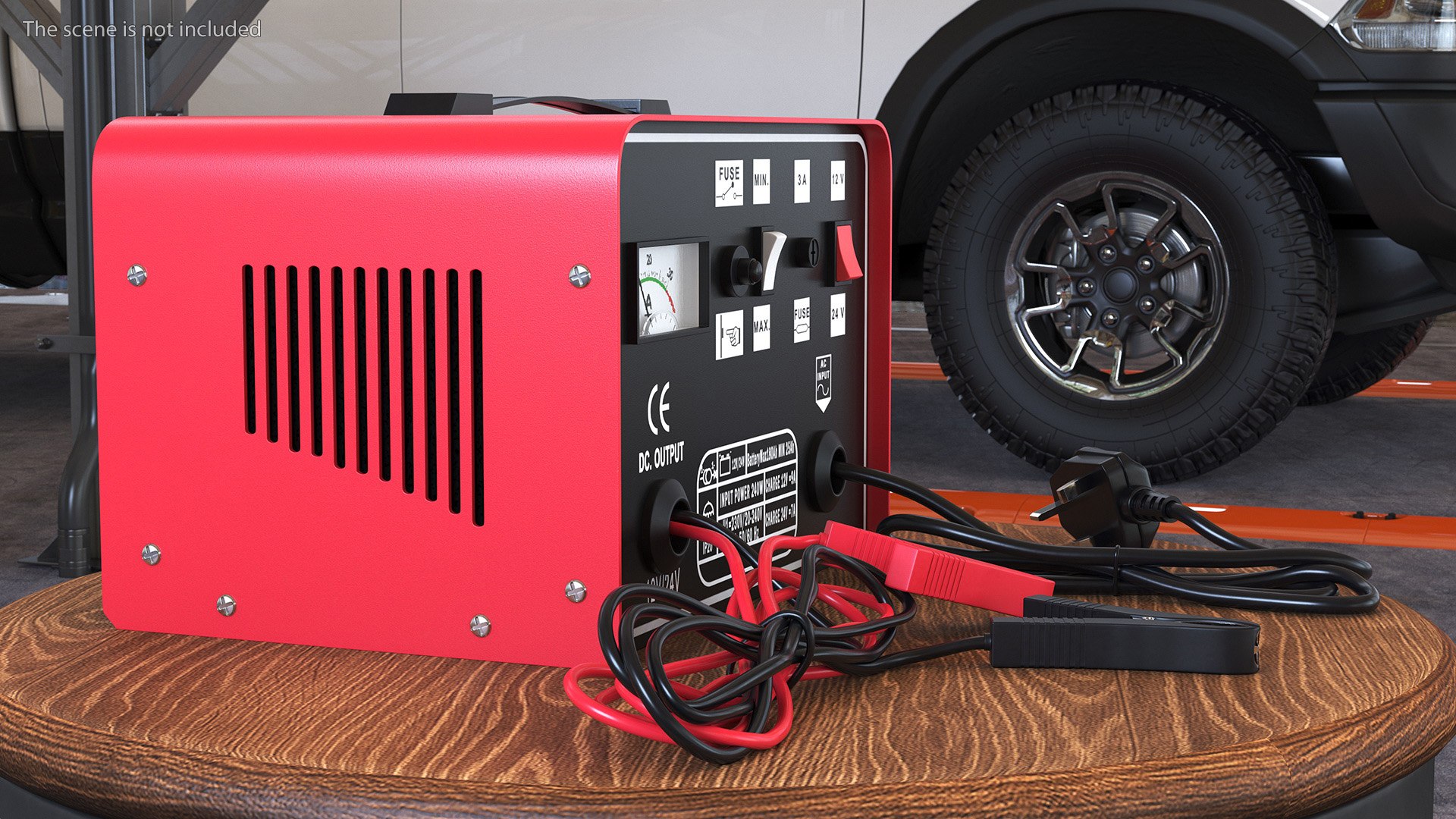 3D Car Battery Charge Red - TurboSquid 2185712