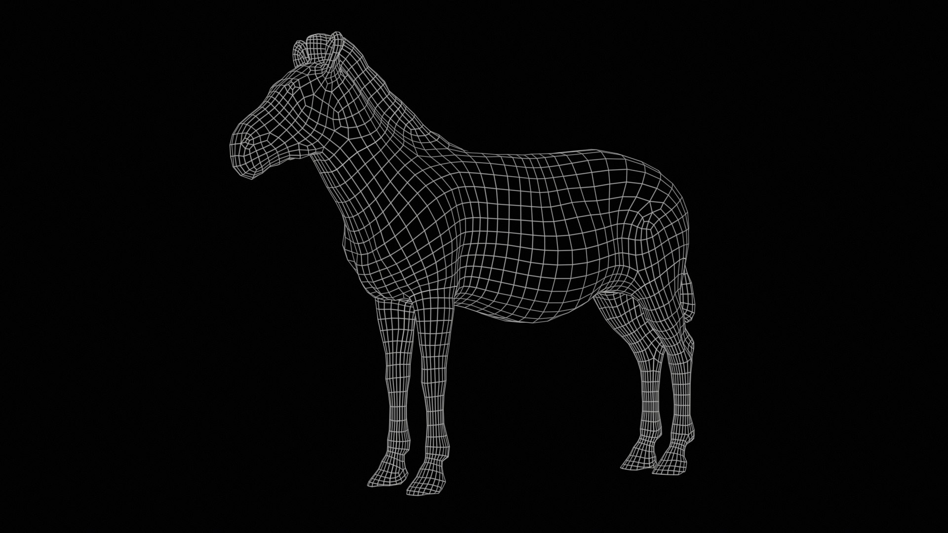3D Zebra Remastered Model - TurboSquid 2359819