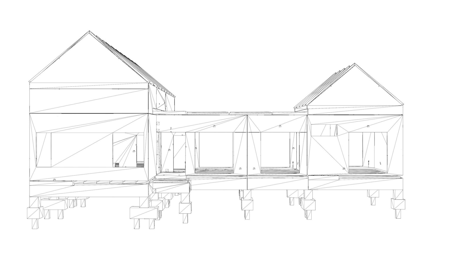 3D Model Precast House Under Construction - TurboSquid 2245713