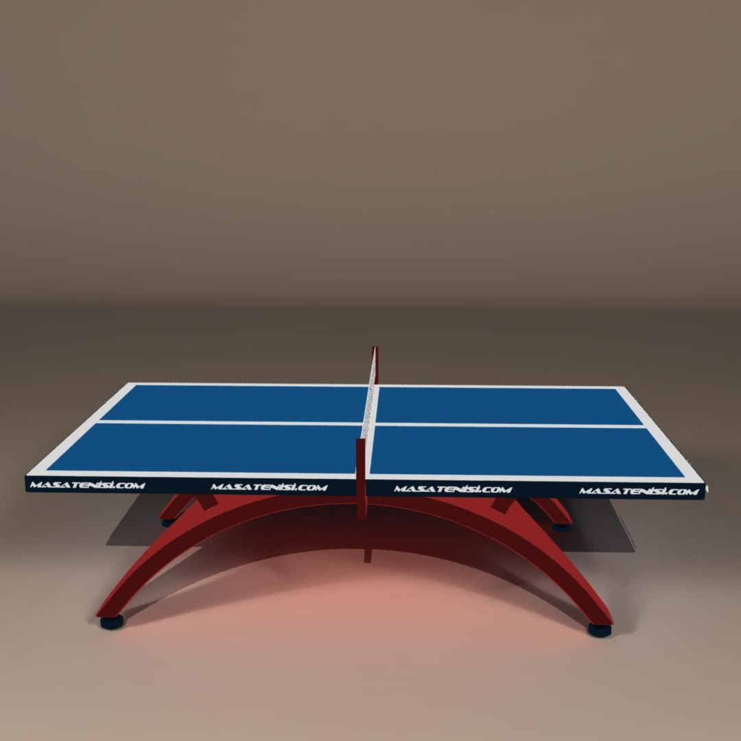 Cartoon Ping-pong Table Obj