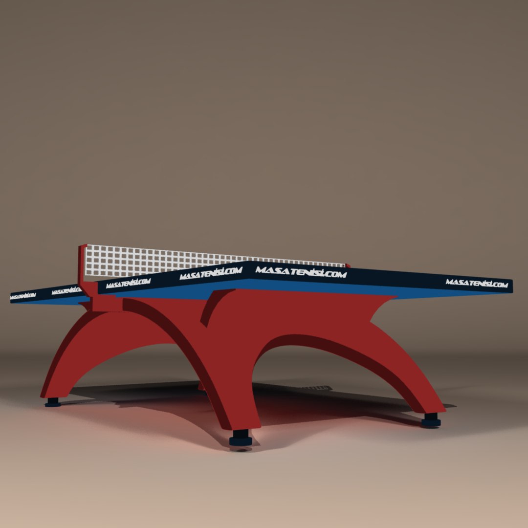 Cartoon Ping-pong Table Obj