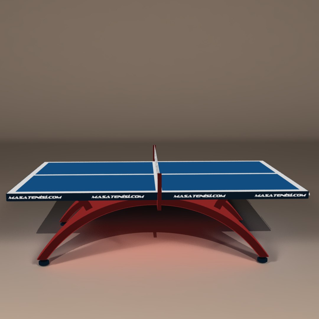 Cartoon Ping-pong Table Obj