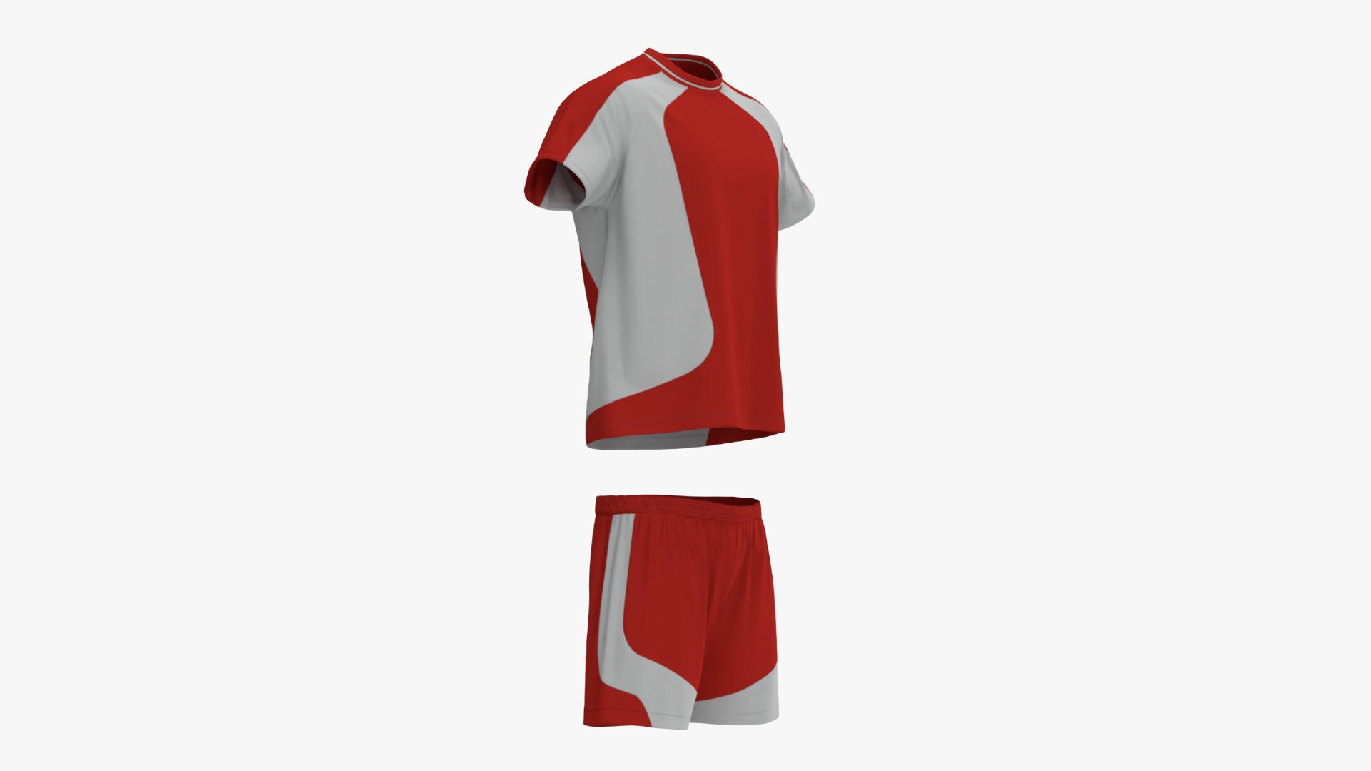 3D Soccer Jersey And Shorts Set - TurboSquid 2245866