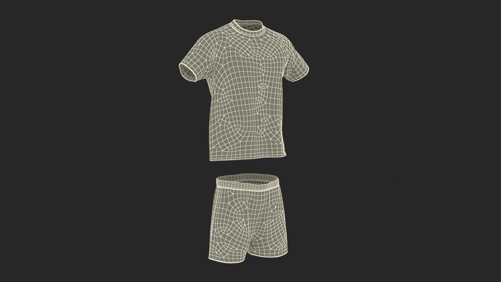 3D Soccer Jersey And Shorts Set - TurboSquid 2245866