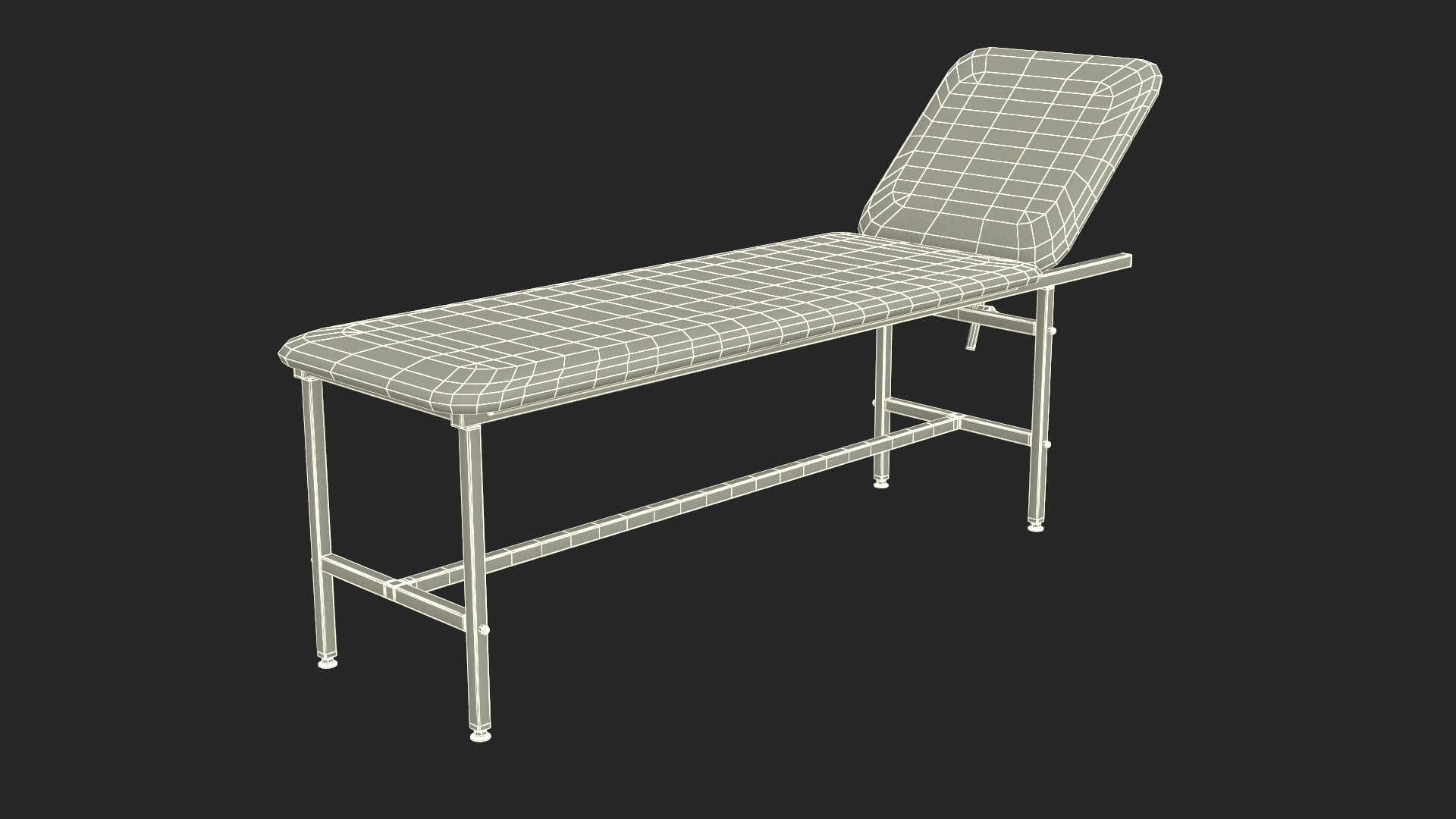 3D First Aid Examination Couch - TurboSquid 2098055