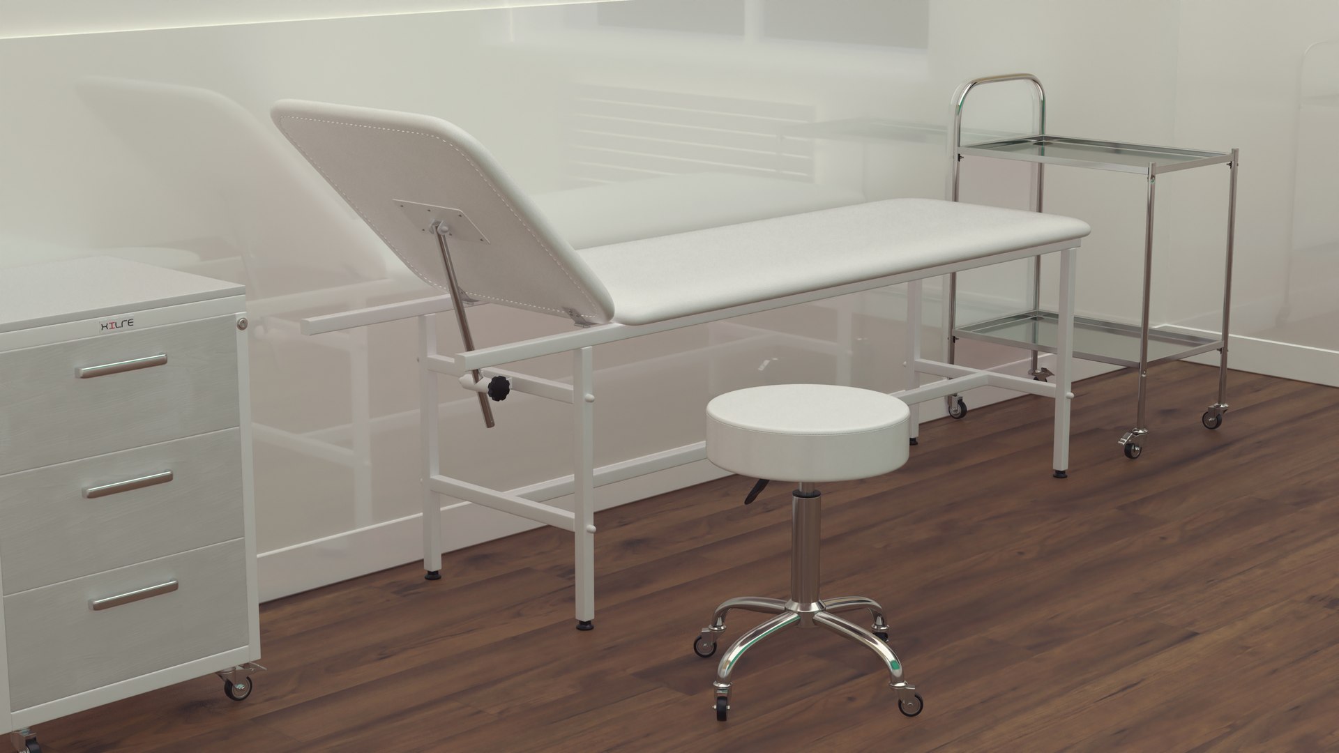 3D First Aid Examination Couch - TurboSquid 2098055