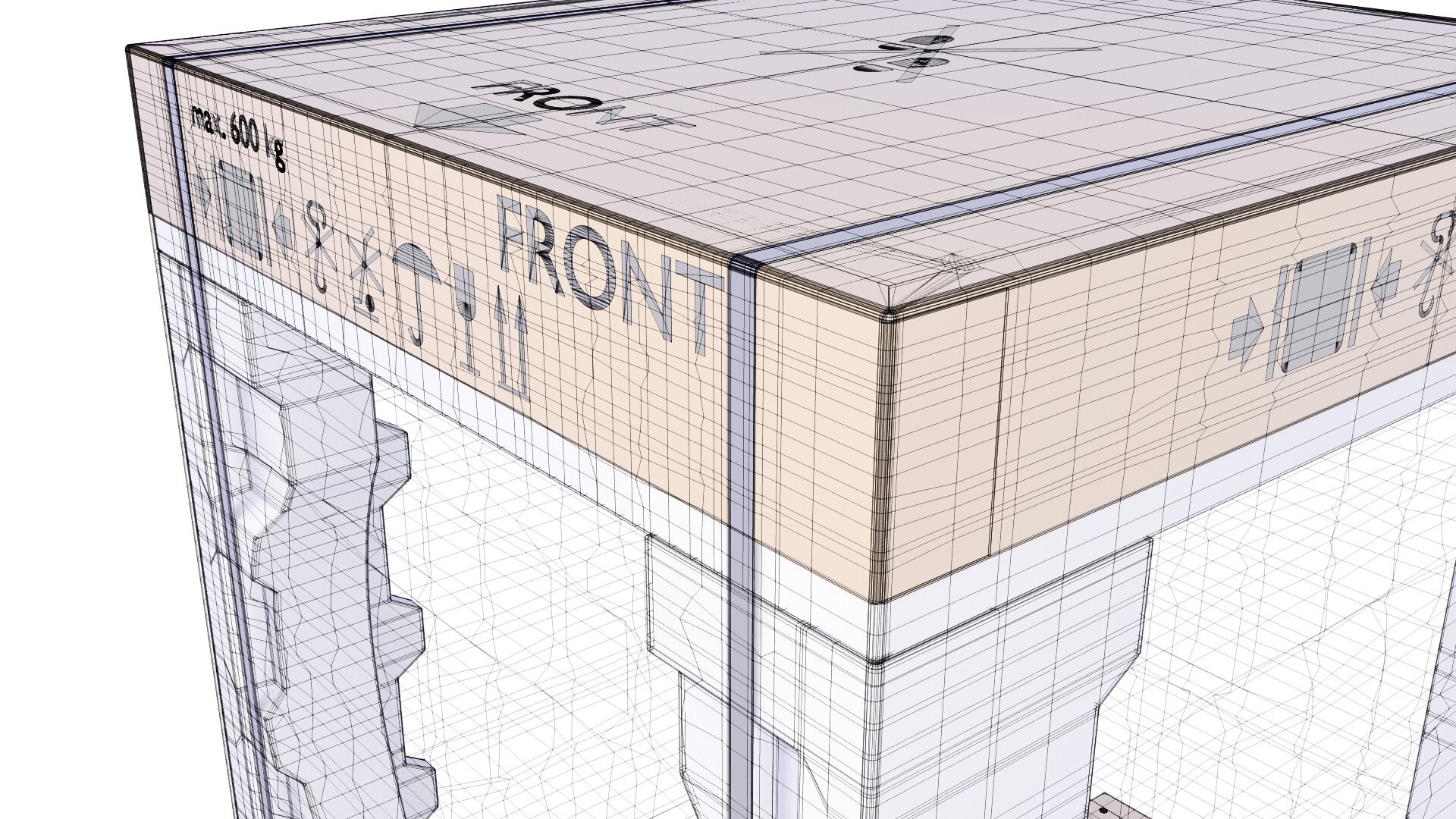 Washing Machine Packaging 1 Model - TurboSquid 2097069