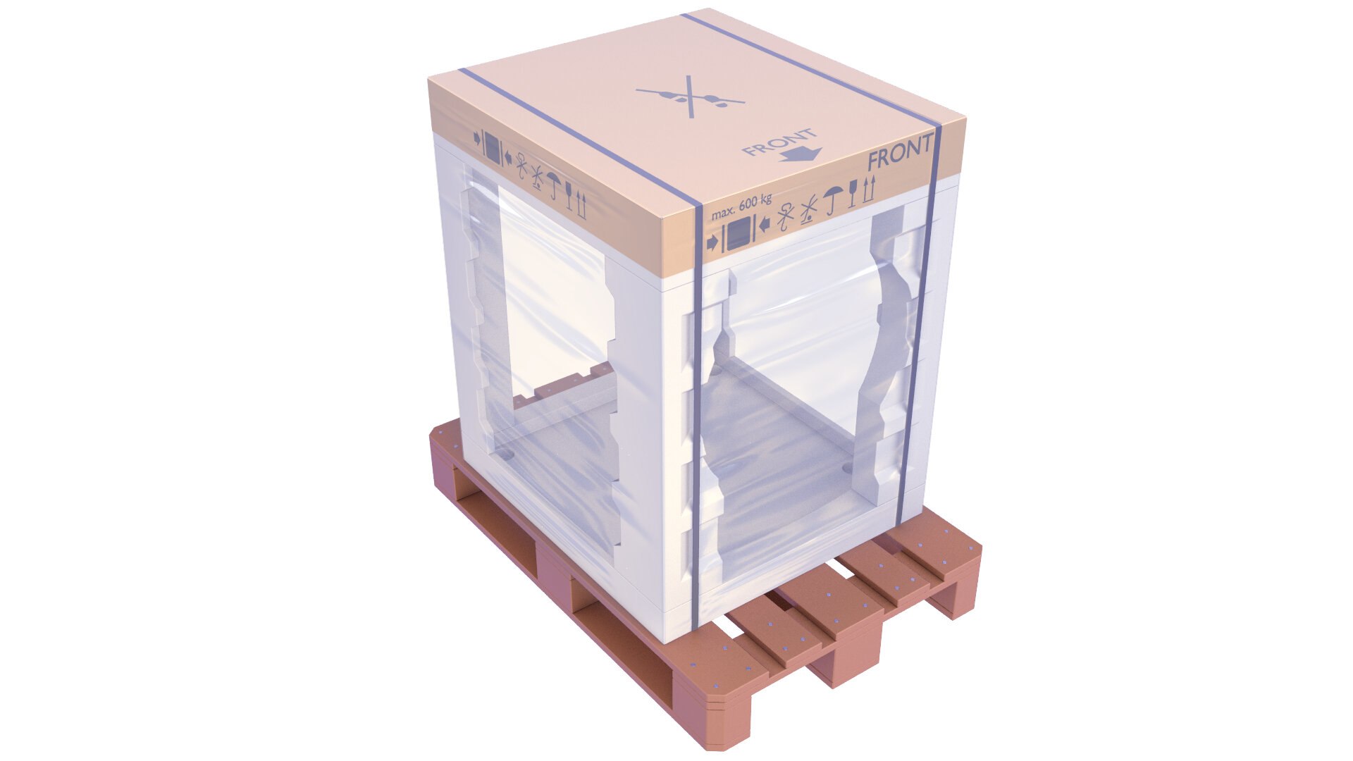 Washing Machine Packaging 1 Model - TurboSquid 2097069