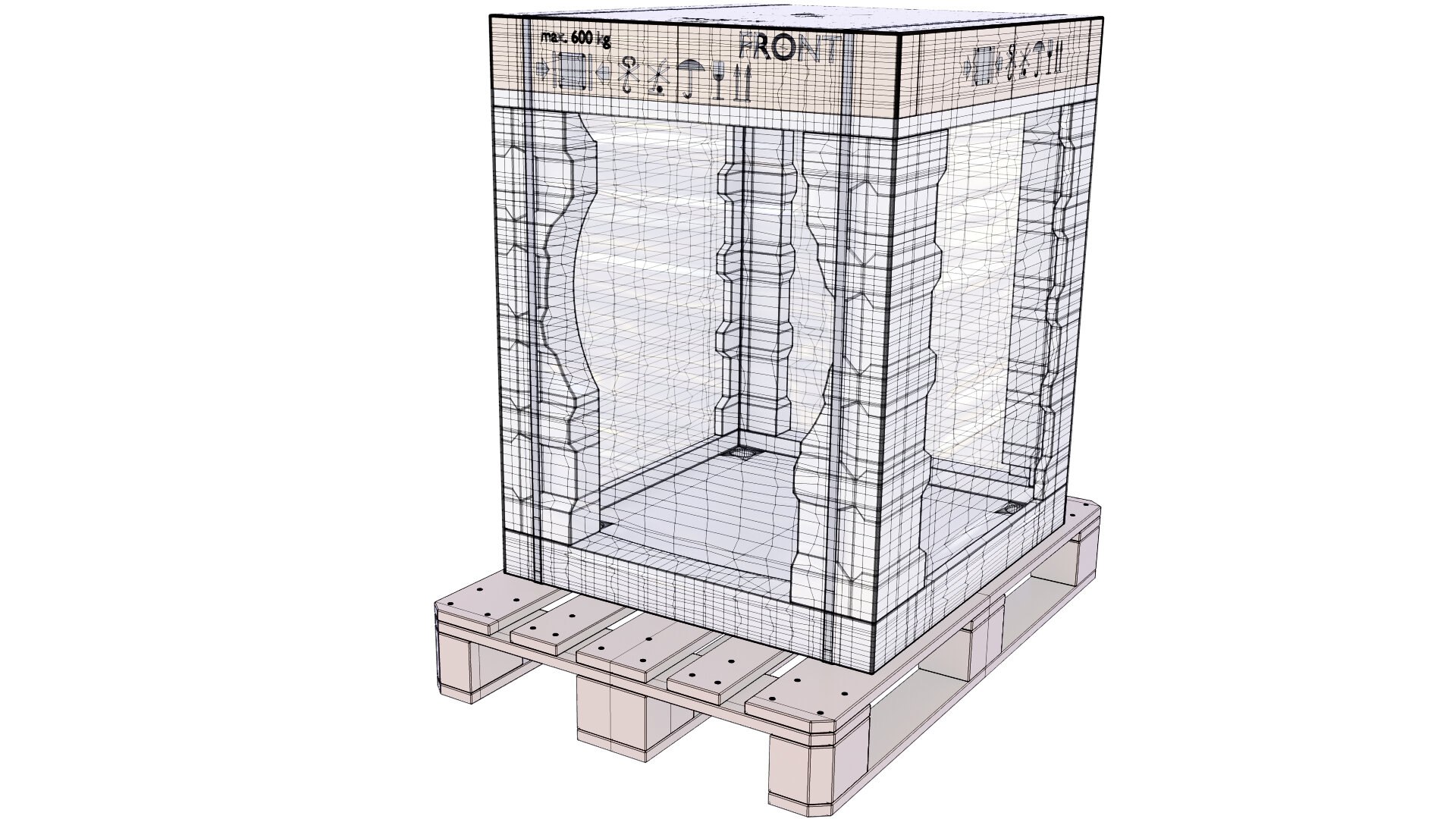 Washing Machine Packaging 1 Model - TurboSquid 2097069